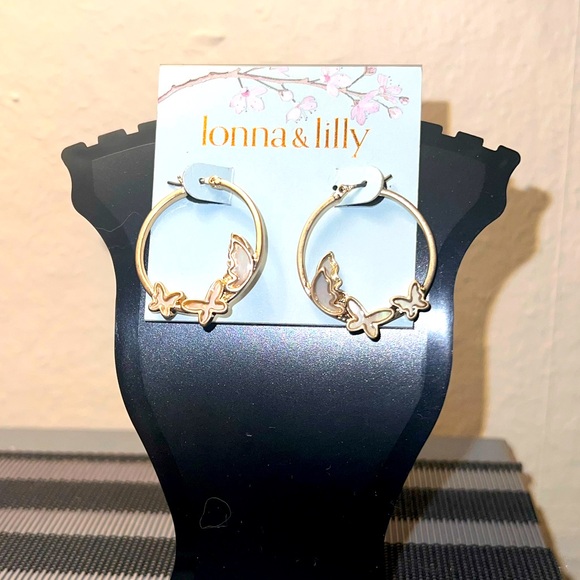 lonna & lilly | Jewelry | Lonna Lilly Goldtone Enamel Butterfly Medium ...